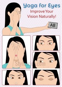 Yoga for Eyes : Exercises to Provide Relief and Relaxation to Our Eyes