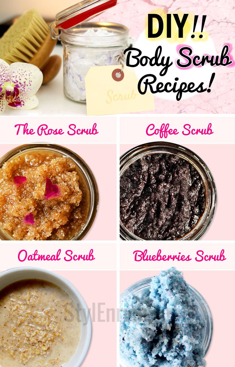 Homemade Body Scrub Recipes How To Make DIY Body Scrub For Skin 