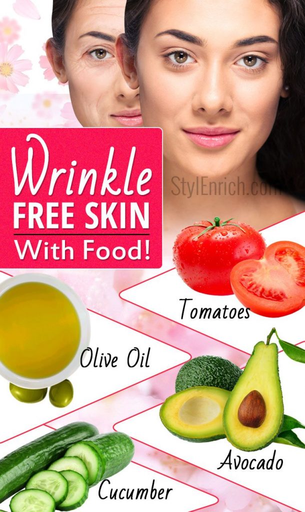How To Get Rid of Wrinkles With Food - Wrinkles Free Skin