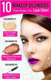 Makeup Mistakes :10 Makeup Blunders That Makes You Look Older