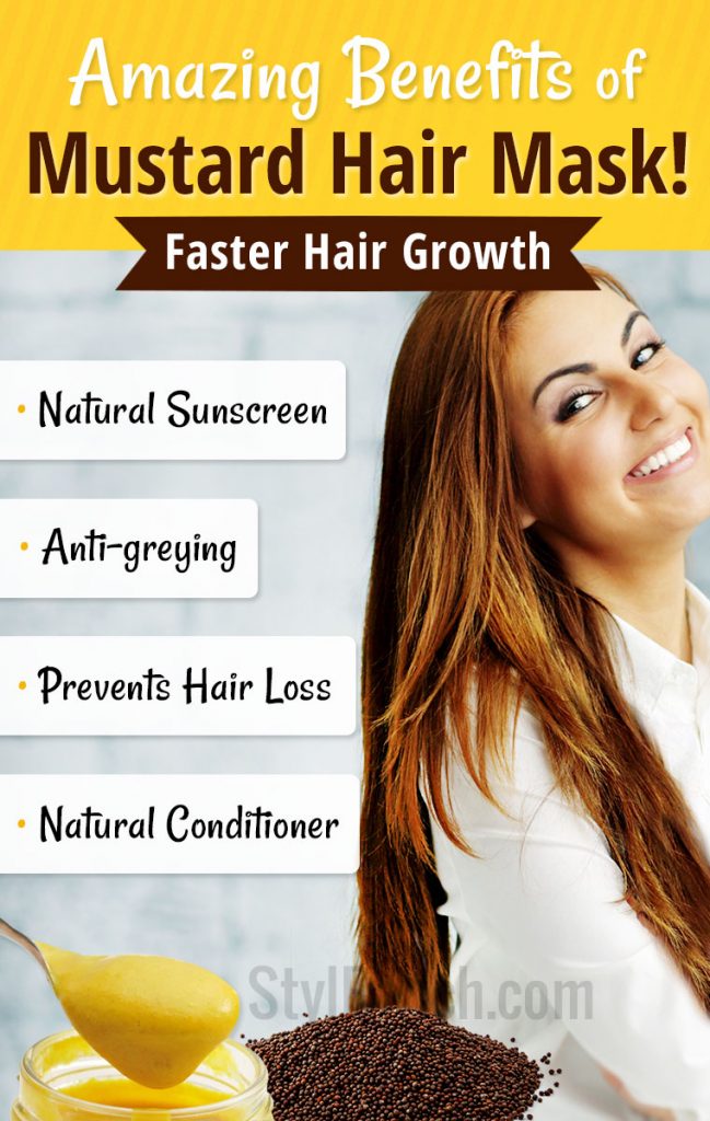 Mustard Hair Mask Benefits for Hair Growth Faster!