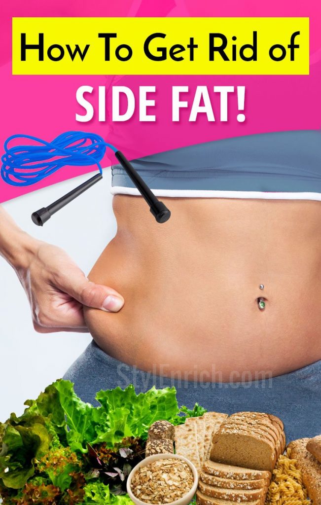How to Get Rid of Side Fat on Waist Using Natural Diet and Exercise?