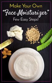 DIY Face Moisturizer : Make Your Own Face Moisturizer With a Few Easy Steps