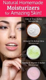 Homemade Face Moisturizer : Natural DIY Moisturizers for Amazing Skin