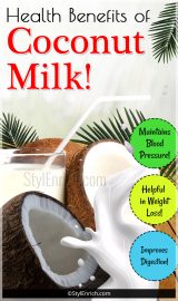 Health Benefits of Coconut Milk : A Good Source For Natural Fat